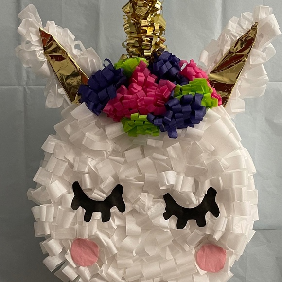 Custom Made Piñata | Games | Unicorn Face Pinata | Poshmark